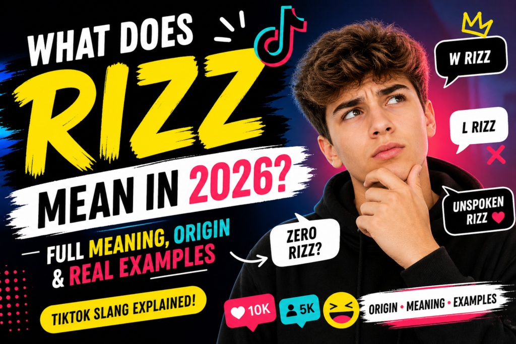 What Does “Rizz” Mean in 2026? TikTok Slang Explained with Examples
