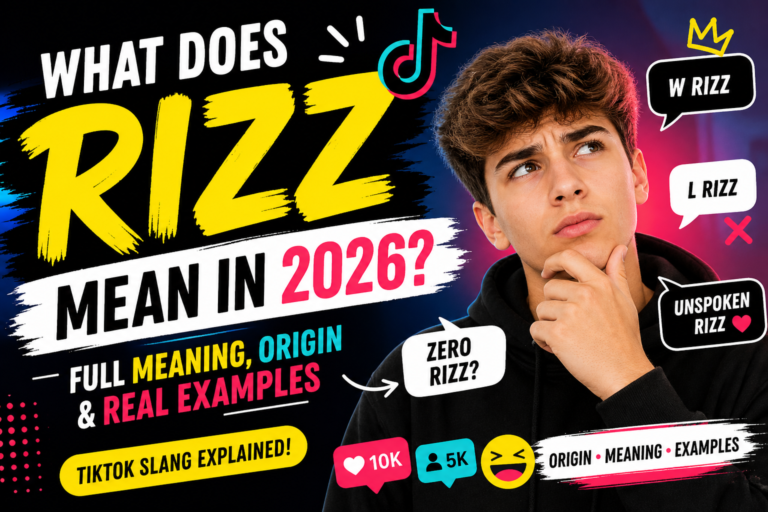What Does “Rizz” Mean in 2026? TikTok Slang Explained with Examples